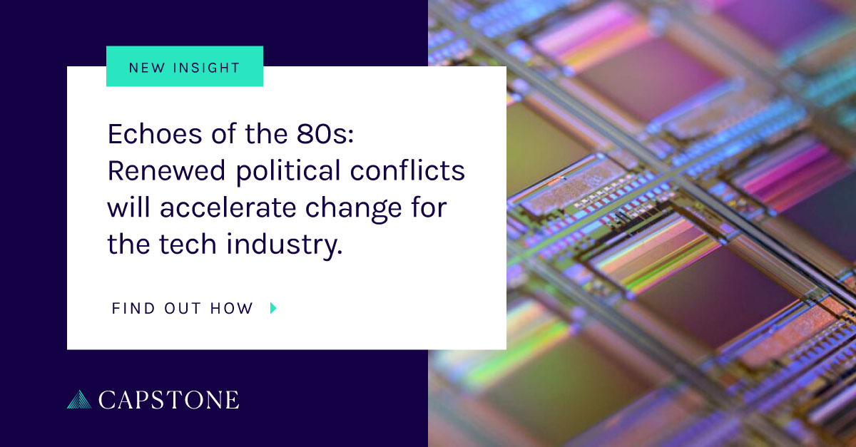Echoes of the 80s: How Renewed Political Conflicts Impact Today’s Tech ...