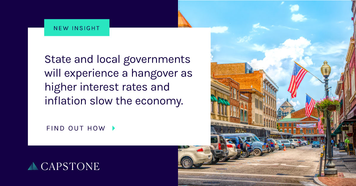 The Looming State and Local Government Inflation Hangover - Capstone DC