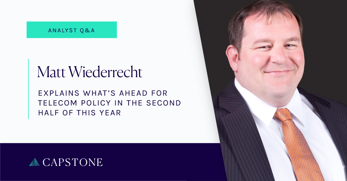 The Coming Thaw at the FCC - Capstone DC