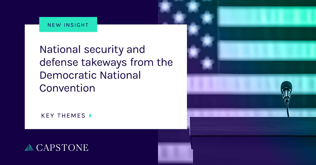 What the Democratic Convention Means for Harris’ National Security ...