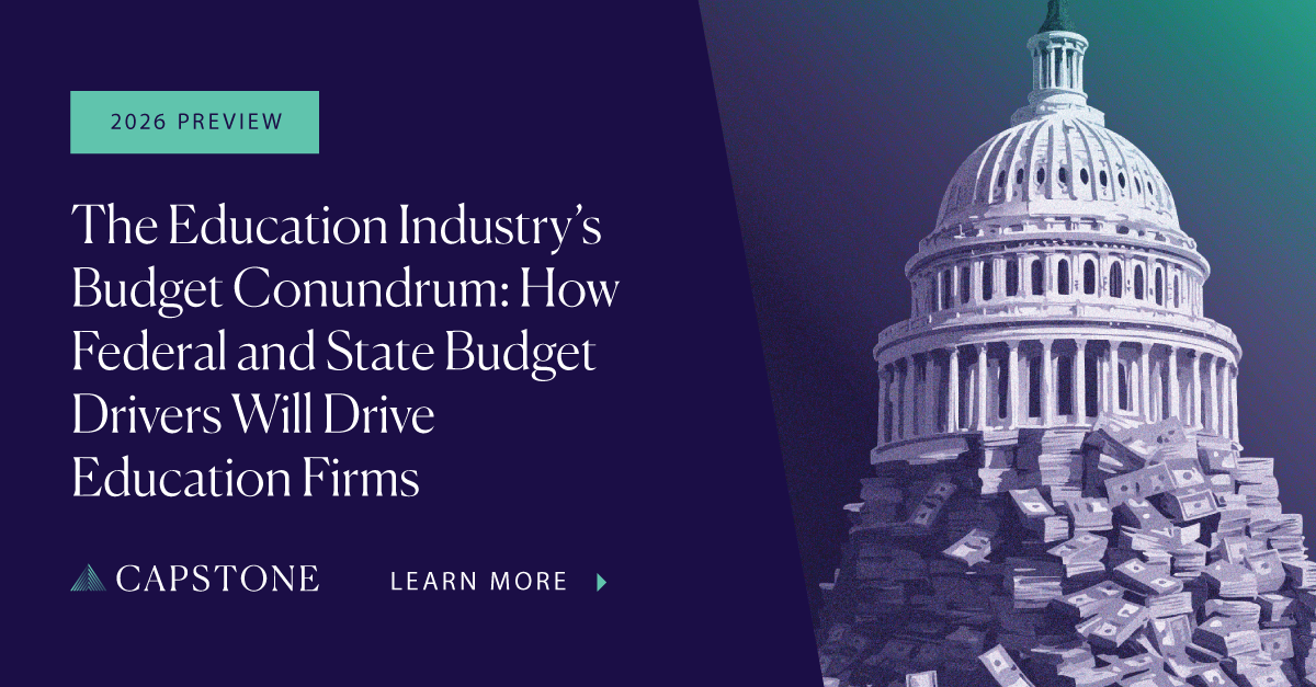 The Education Industry’s Budget Conundrum: How Federal and State Budget ...