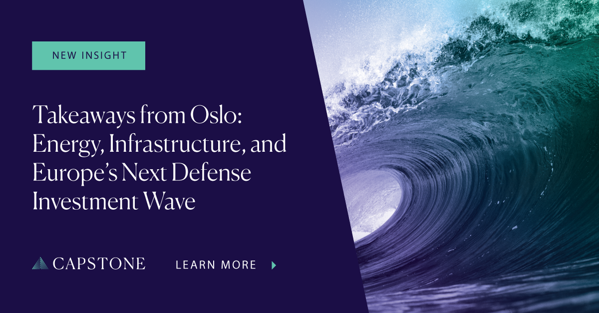 Takeaways from Oslo: Energy, Infrastructure, and Europe’s Next Defense ...
